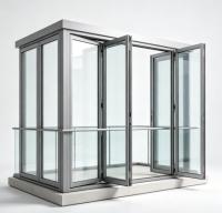 China Aluminum Alloy Bifold Patio Window Anodized Finish for sale