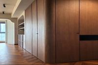 China Vintage Dark Wood Veneer Full House Custom Cabinetry, Kitchen & Wardrobe Integrated Storage System for sale