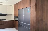 China Vintage Dark Wood Veneer Full House Custom Cabinetry, Kitchen & Wardrobe Integrated Storage System for sale