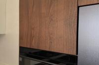 China Vintage Dark Wood Veneer Full House Custom Cabinetry, Kitchen & Wardrobe Integrated Storage System for sale