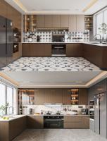 China Flat-Pack RTA Melamine Kitchen Cabinets - Easy DIY Assembly for sale
