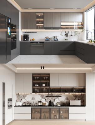 China Compact Laminate Kitchen Cabinet Set for Small Kitchens for sale