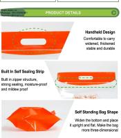 China Biodegradable Roasted Chicken Rotisserie Bag Zipper Bags For Take Away Food Package, Microwave Safe Deep Frozen Plastic Packaging Bags For Fried Chicken Packaging for sale
