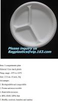 China spoon, folk, knife, tray, disposable plate deli tray, biodegradable breakfast tray, Biodegradable Disposable Food Tray for sale