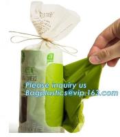 China ECO-friendly high quality compostable towel Packing bags with customized design, t shirt Compostable plastic bag for sale