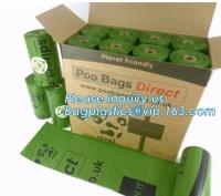China Eco biodegradable dog poop bag for pet trash clean, Cheap eco dog poop bag, Eco Friendly waste bag Biodegradable dog poo for sale