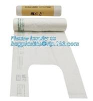 China 100% Biodegradable Pla Bin Bag/compostable Garbage Bag Rolls/cornstarched Bag, compostable and boidegradable Zip lockkk pla for sale