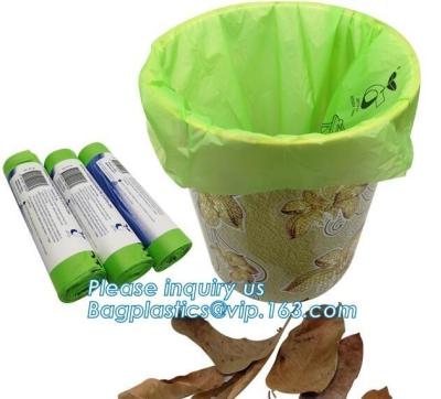China Fruit Packing Bio Compostable Bags , Pet Dog Biodegradable Waste Bags for sale