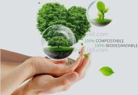 China 100% compostable star seal bags, bags on roll, bags in roll, produce bags, film on roll, t-shirt plastic shopping bags for sale