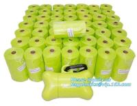 China Biodegradable dog poop bags amazon, biodegradable cat waste bags, compostable dog poop bags, Doggy Poo Bags Compostable for sale
