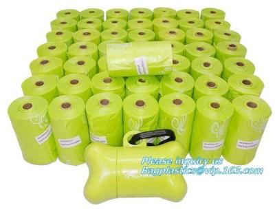 China Biodegradable dog poop bags amazon, biodegradable cat waste bags, compostable dog poop bags, Doggy Poo Bags Compostable for sale
