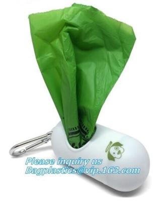 China Compostable Bag For Dog Poop Drawstring Holder Custom Dogs Poop Bag Dispenser, Scented Dog Poop Bag Compostable Puppies for sale