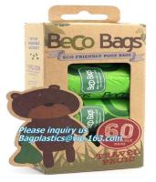 China Compostable Bag For Dog Poop Drawstring Holder Custom Dogs Poop Bag Dispenser, Scented Dog Poop Bag Compostable Puppies for sale
