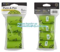 China Compostable Bag For Dog Poop Drawstring Holder Custom Dogs Poop Bag Dispenser, Scented Dog Poop Bag Compostable Puppies for sale