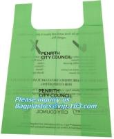 China 100% Compostable vest carrier plastic shopping bag with ce certificated, Vest Carrier Bags for Home Usage, vest carrier for sale