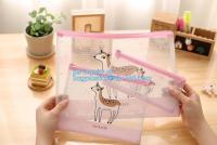 China Customize Mesh PVC Pencil Bag A4 Travel Passport Pouch, Plastic Zip lockkk document file bag for sale