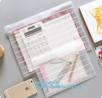 China Fashion Colored Mesh Office Stationery A4 Clear Folder with Zipper, Promotional Customize Logo A4 A5 pvc zipper document for sale