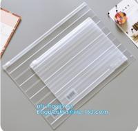 China Fashion Colored Mesh Office Stationery A4 Clear Folder with Zipper, Promotional Customize Logo A4 A5 pvc zipper document for sale