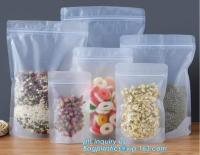 China poly zip bags leakproof plastic slider zipper bags for packaging, slider Zip lockkk printed pvc zipper bags, quad sealed sl for sale