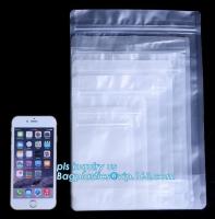 China poly zip bags leakproof plastic slider zipper bags for packaging, slider Zip lockkk printed pvc zipper bags, quad sealed sl for sale