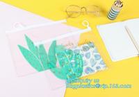 China towel slider cosmetic bag, Slider Zip Poly Bag, office file bag with zipper/document file pockect, clear pvc zipper bag/ for sale