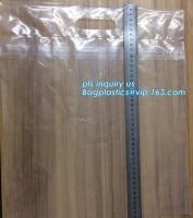 China pe plastic resealable slider zipper bags, Eco-friendly Slider Zipper Flat Plastic Bag For Document or Swimwear for sale