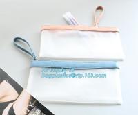 China Supplier stationary silicone pen pouch/silicone rubber pen pencil bag, Customized Logo Rubber Zip Lock PVC Pencil Bag for sale