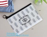 China Cosmetic Zip Bag / Make Up / Toiletry / Washbag, Polyester Make Up Wash Bag Travel Cosmetic Bag with Two Sliders Zipper for sale