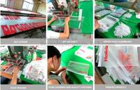 China reclosable packaging slider zipper bags, Side gusset handle slider zipper, slider zipper frosted PVC document bag, zip for sale