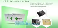 China Aluminum Foil Anti Smell Bag For Kratom Capsule , Grip Seal Plastic Bags For Medical weed Storage Aluminum Foil Anti Sme for sale