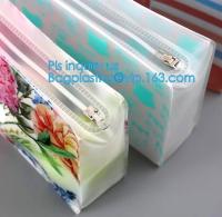 China matt frosted PVC slider zipper bag plastic bag with zipper/pvc zipper lock slider bag/resealable pvc slider zip poly bag for sale