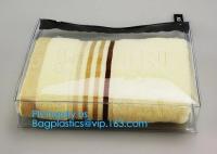 China Promotional PVC Toiletry bag with zipper and slider, Underwear packing bag,shinny zipper,matte slider printing customize for sale
