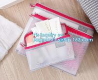 China multifunction travel bag in bag women mesh bag, EVA Mesh pouch customized Cosmetic Makeup Bag toiletry bag for sale