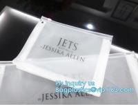 China Zipper Plastic bag for nail clipper Packing, slider zipper on top side gusset pvc packaging pouch, promotional prices sl for sale