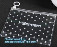 China Zipper Pouch Cosmetic Bag Pouch Vinyl Travel Toiletry Cosmetic Make Up Pouch for sale