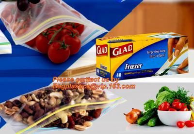China 4 Mil Slider Zipper Bags Deli Fresh Microwave School Lunch Pouch Slider Grip for sale