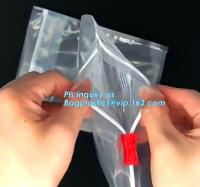 China zipper/Zip lockkk poly bag with colored slider top, Quart plastic slider bag Storage Bags custom printed slider zip bags for sale
