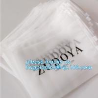 China PLA Biodegradable Cornstarch minizip grip Bags, Organic Slider Zipper Bag, Eco Firendly, Compostable Garment Apparel pac for sale