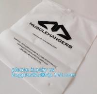 China Custom Print Soft Matte CPE Swimwear Clothes Package Slider Zipper Wet Bag,Eco-friendly Transparent swimwear packaging e for sale
