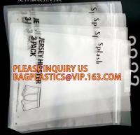 China Self Seal Zip Lock Transparent Compound PP Sock bag， pp plastic zip lock bag with metal hang hole, hanger hook, frosted for sale