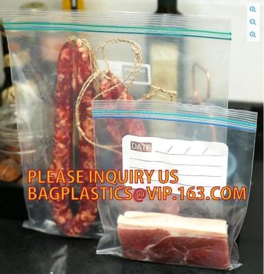 China BANK PLASTIC COIN Reclosable Bag, Plastic food storage bag, Zip lockkk bag with double track for food or fruit storage by C for sale