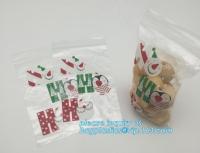China sealing double bag with zipper top for products packing, 5KG resealable rice bag with zipper, bag plastic breast milk st for sale