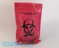 China BioHazard Zip Lock Medical Specimen Bags, LDPE Biohazard Specimen Zip lockkk Bag For Laboratory, Lab Bags /Specimen Bags/zi for sale