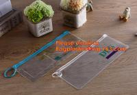 China Simple clear Plastic PVC A4 file bag with zipper, pvc Zip lockkk file bag, Custom PP A4 File Bag Document Bag Plastic Zippe for sale