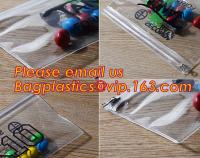 China OEM cheap price plastic clear zipper school pencil case bag for sale