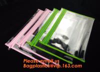 China PVC Mesh File Packing Bag Plastic Mesh Zip Top File Pencil Bag PVC Packing Paper Bag for sale