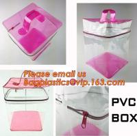 China Custom made all kinds transparent plastic make up bag clear pvc cosmetic bag for women, new fashion eco-friendly cheap w for sale