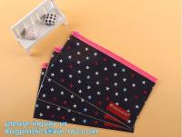 China High quality A4 A5 size clear transparent pvc zipper pp document carrying zip file folder bag for office bagplastics pac for sale