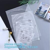 China Super quality soft customise plastic slider bikini swimsuit swimwear packing pvc clear bag,matte EVA swimwear package sl for sale