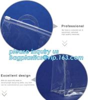 China Biodegradable Customised printing Clear PVC Cosmetic Standup Zip lockkk Pouch,Toiletries Cosmetic Pvc Pouch With Marble Dig for sale